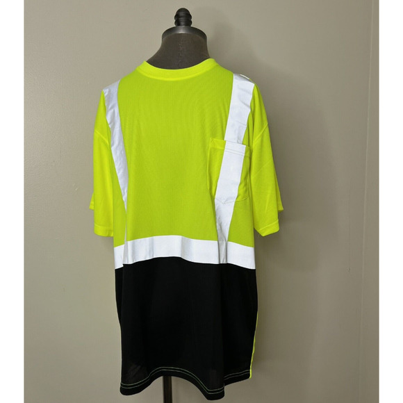 CSX | Shirts | New Csx Neon Hires Safety Neon Yellow Rail Train Tee ...